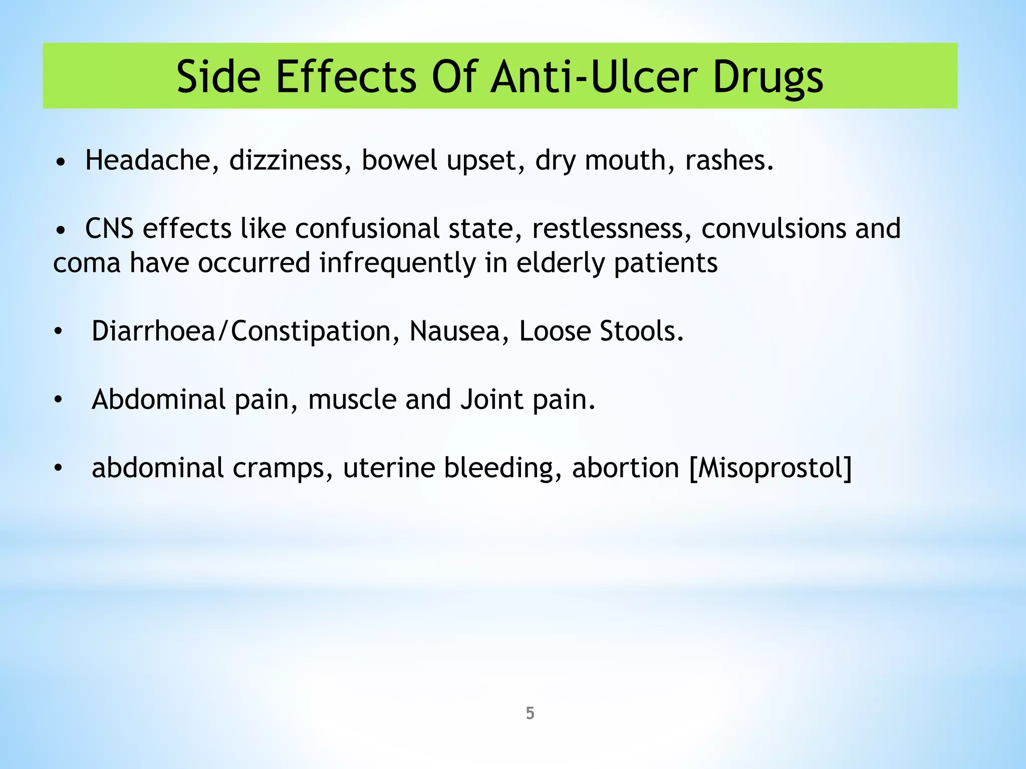Anti ulcer screening | PPTX