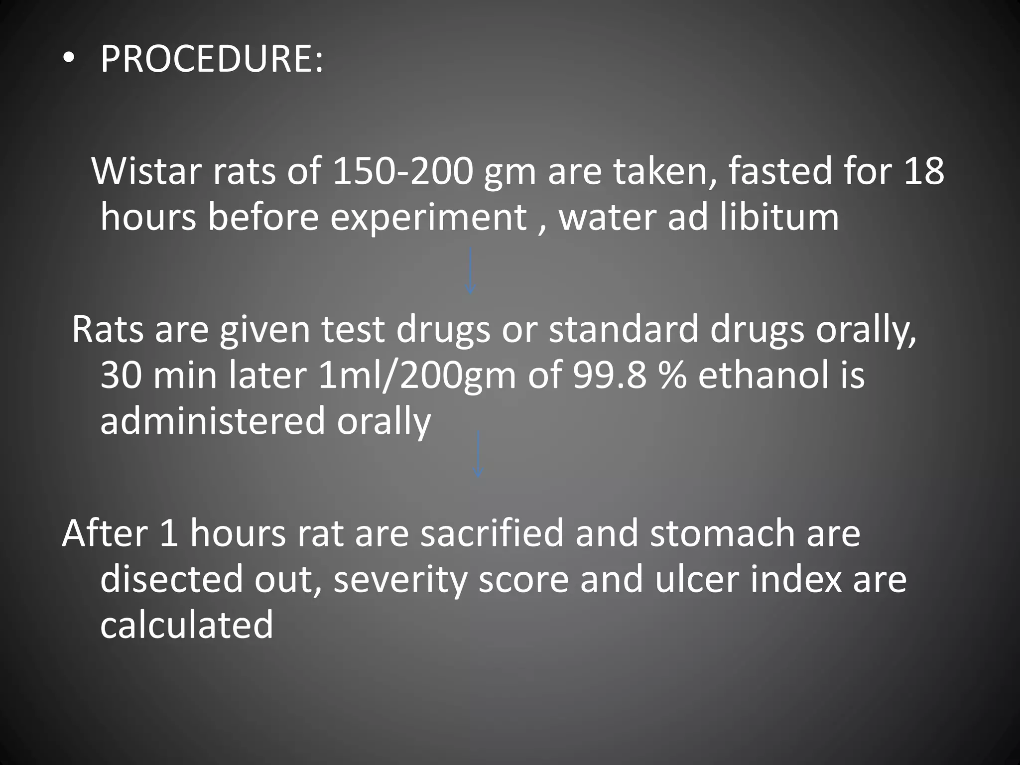 Antiulcer screening models | PPTX