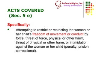 Republic Act No. 9262 or Anti-Violence Against Women and Children (VAWC ...