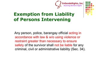 Republic Act No. 9262 or Anti-Violence Against Women and Children (VAWC ...