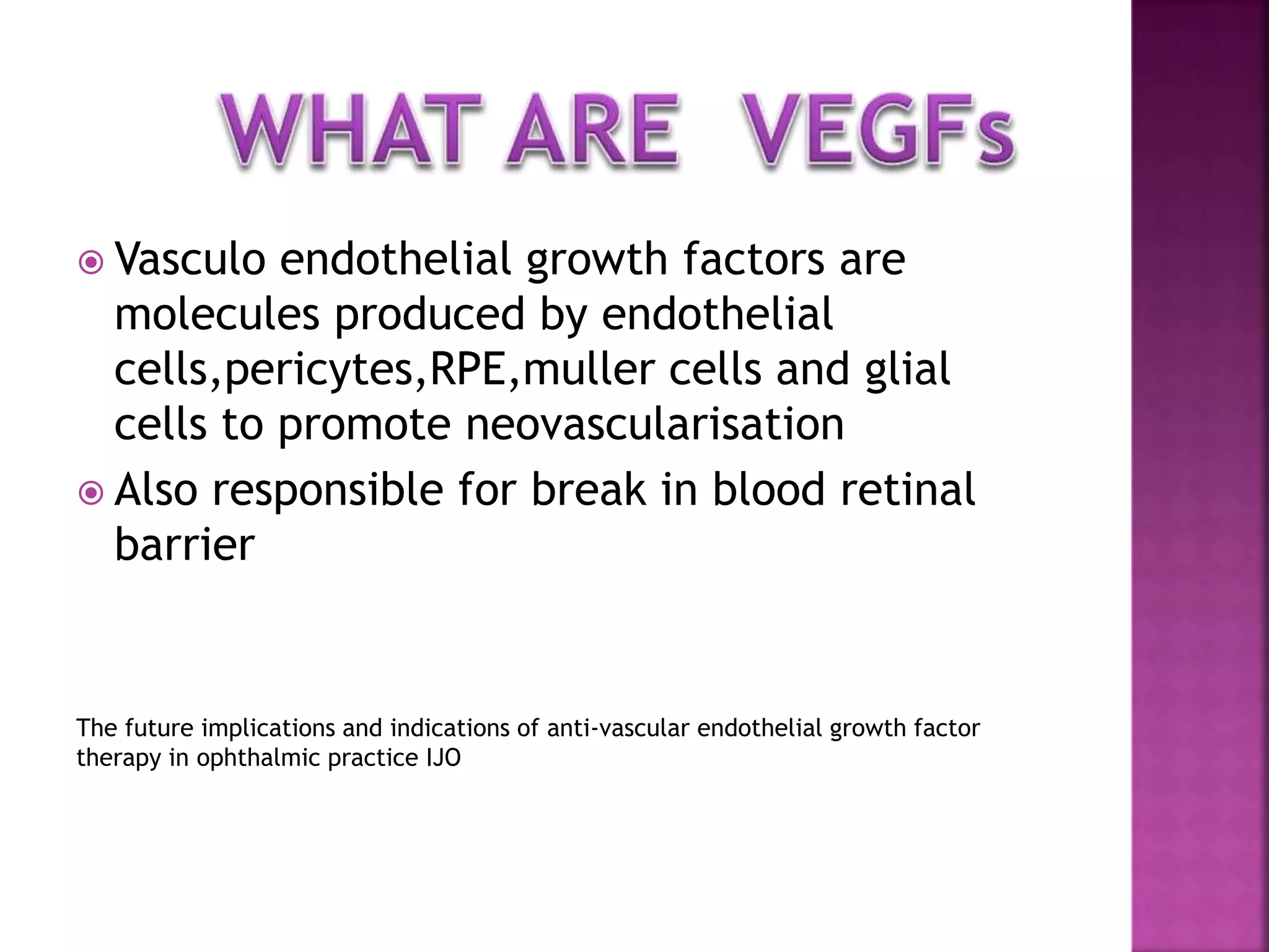 Anti vegf | PPTX