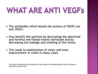 Anti vegf | PPTX