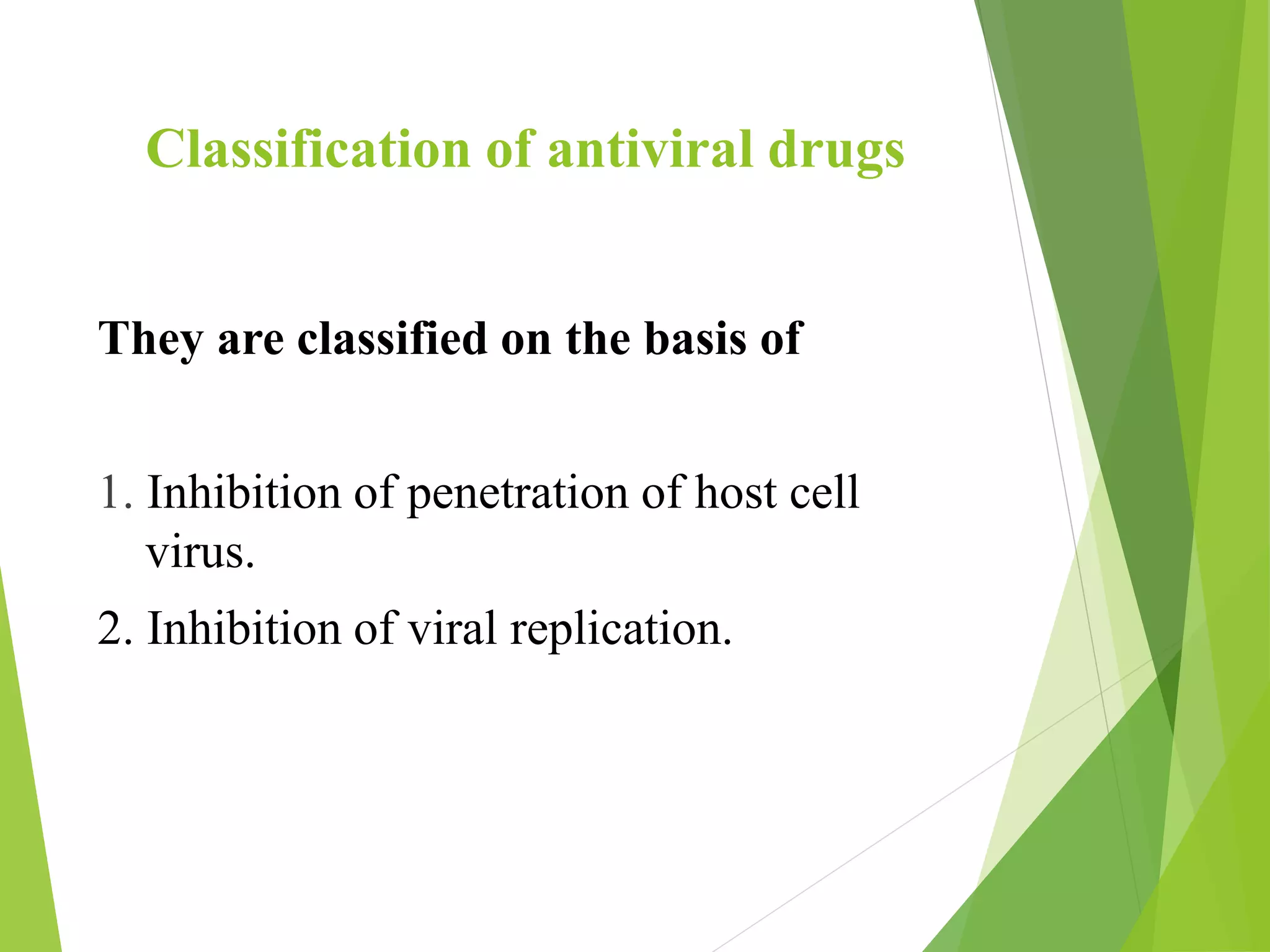 Anti-viral Drug and their important uses | PPTX