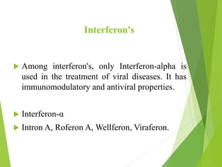 Anti-viral Drug and their important uses | PPT