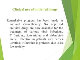 Anti-viral Drug and their important uses | PPTX