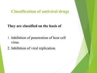 Anti-viral Drug and their important uses | PPT