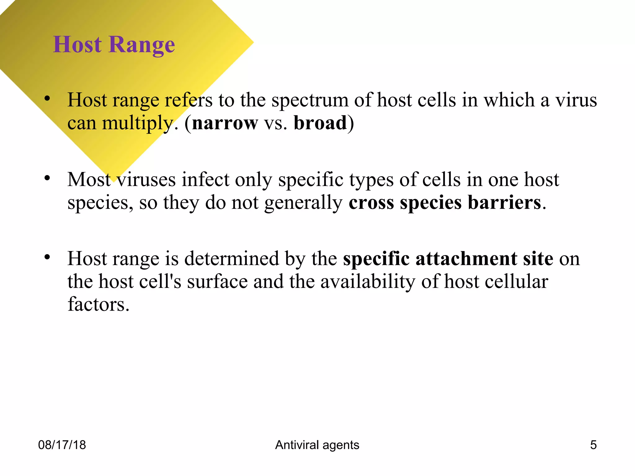 Antiviral agents | PPT