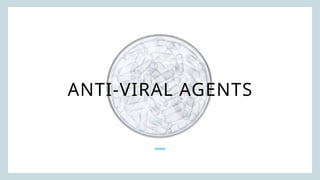 Antiviral agents with its definition, classification, MOA PPT | PPTX