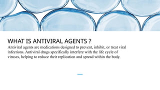Antiviral agents with its definition, classification, MOA PPT | PPT