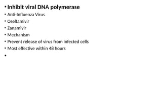 Anti viral drugs treatment and complications | PPTX