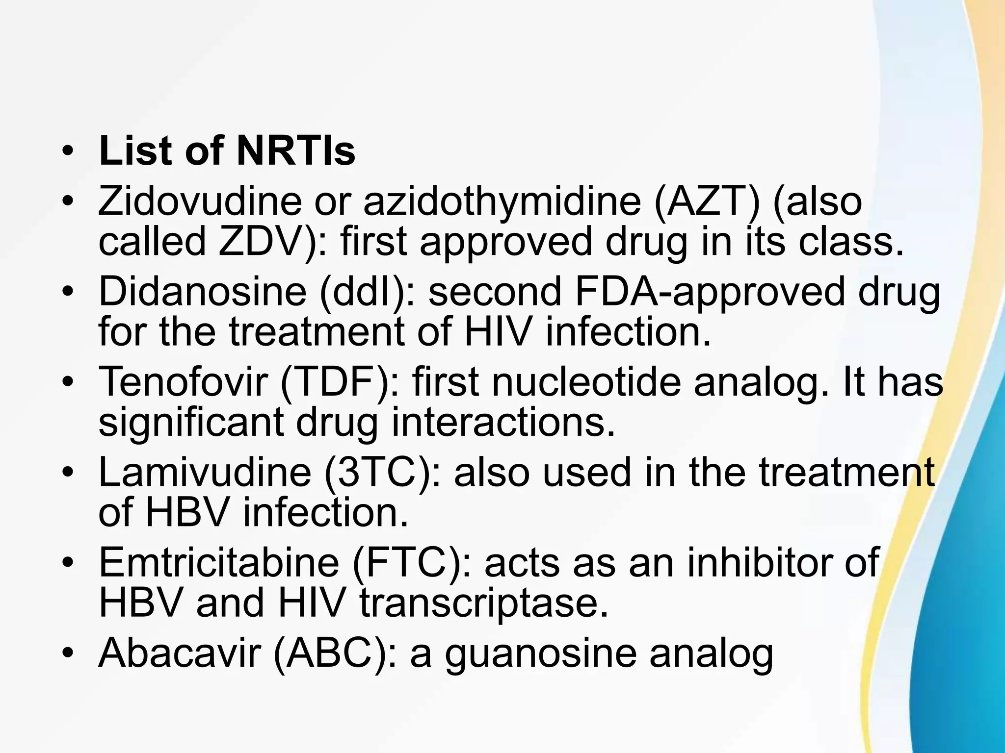 Antiviral agents history, classification,mechanism of action and ...