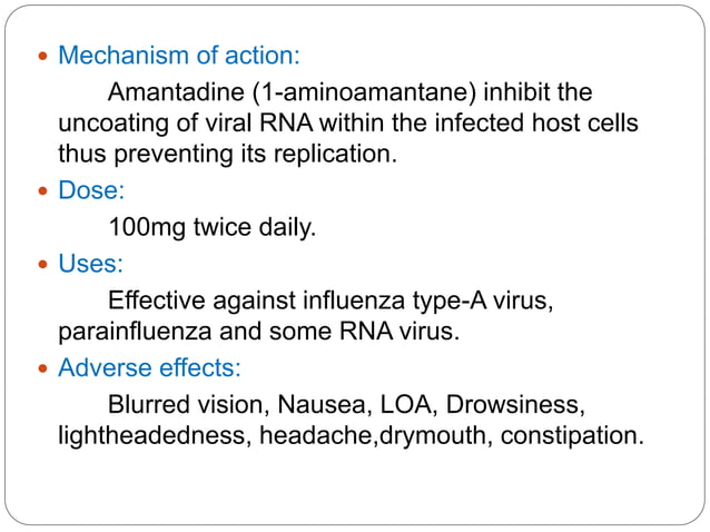 Antiviral agents-medicinal chemistry | PPTX | Infectious Diseases ...