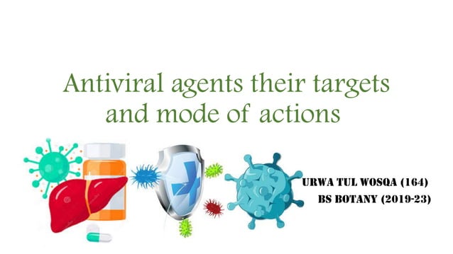 Antiviral agents their targets and mode of actions.pptx