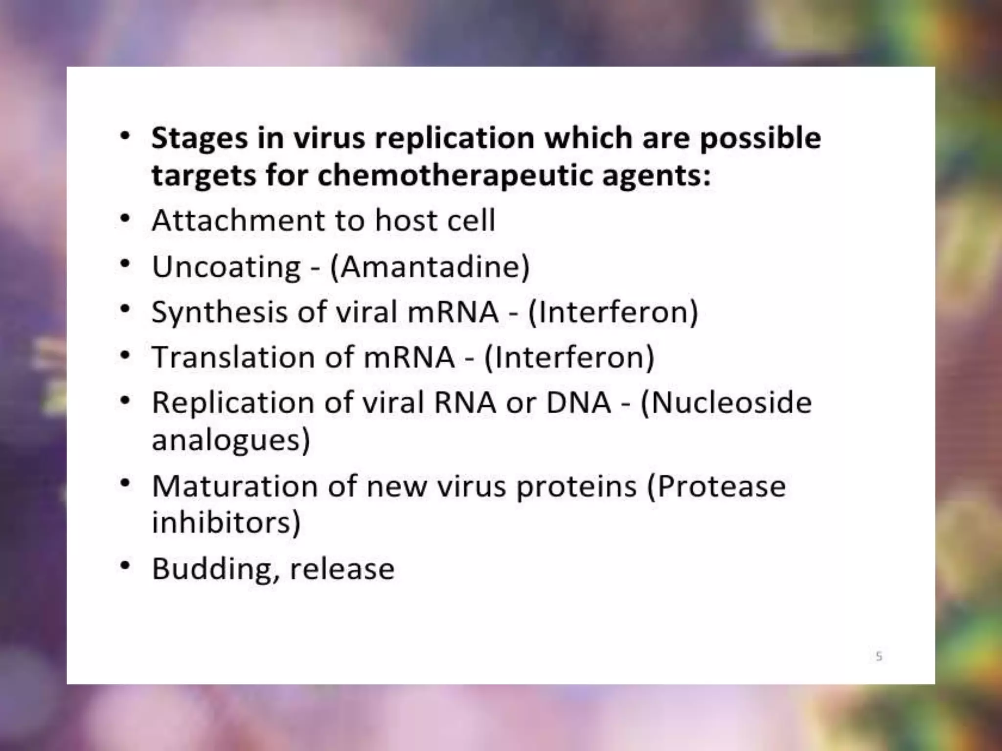 Anti viral basics | PPT