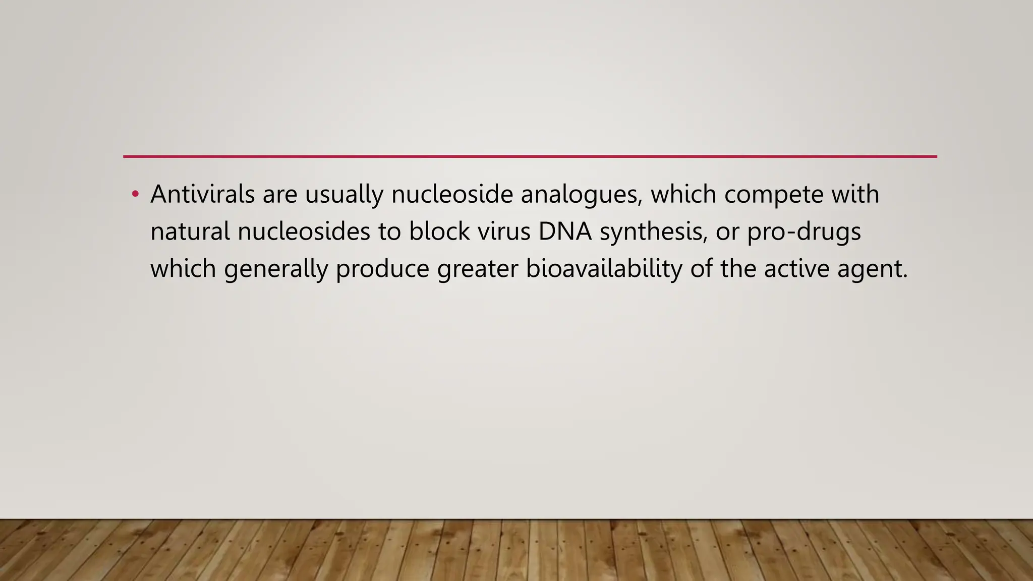 antiviral drugs thats used in oral medicine | PPTX