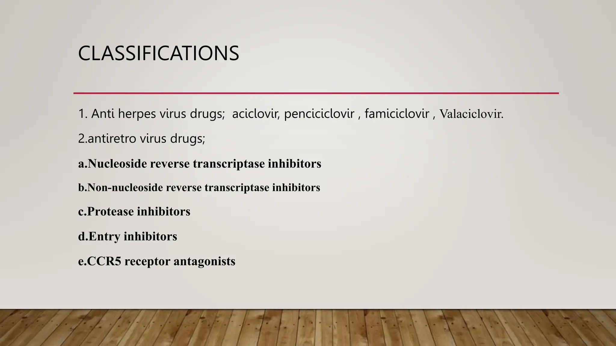 antiviral drugs thats used in oral medicine | PPTX