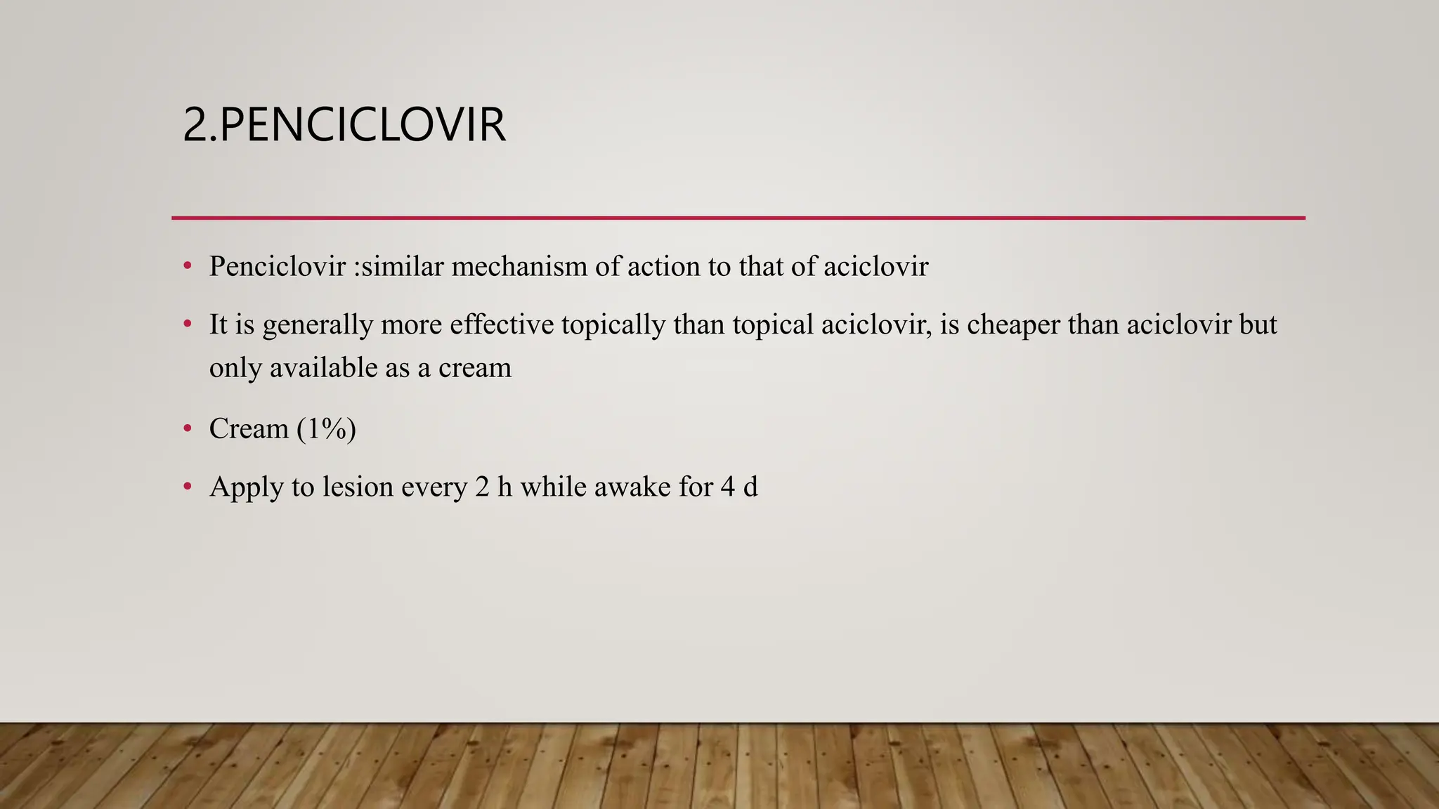 antiviral drugs thats used in oral medicine | PPTX
