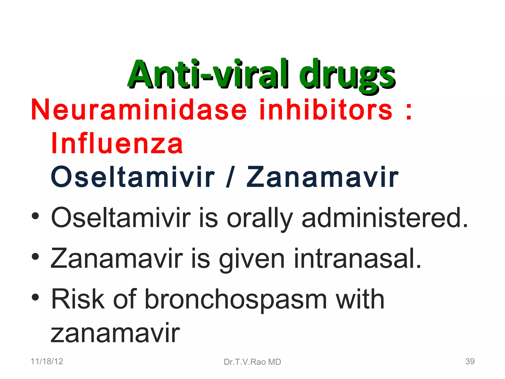 Antiviral drugs | PPT
