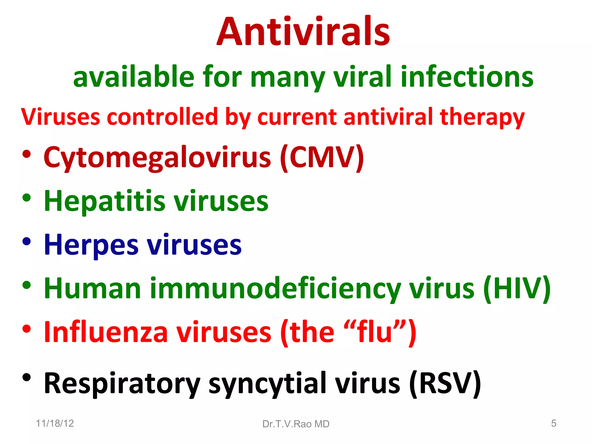 Antiviral drugs | PPT