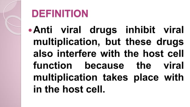 Anti viral drugs | PPT
