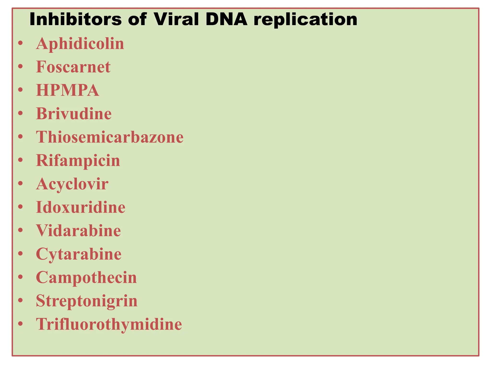 Antiviral Drugs and their mechanism of action | PDF