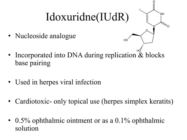 Antiviral Drugs and their mechanism of action | PDF | Pharmaceutical ...