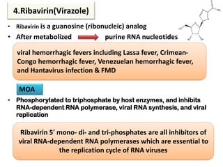 Antiviral Drugs and their mechanism of action | PDF | Pharmaceutical ...