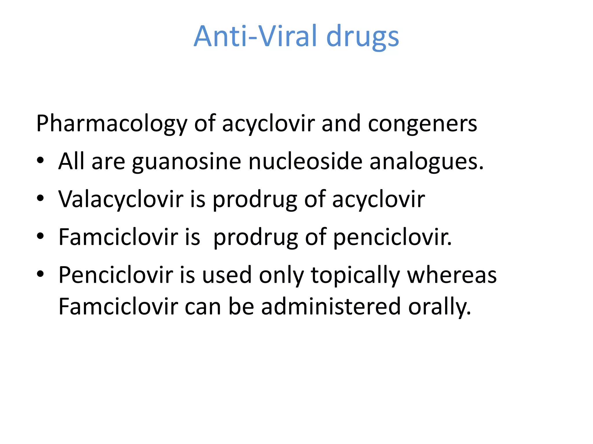Antiviral drugs | PPTX