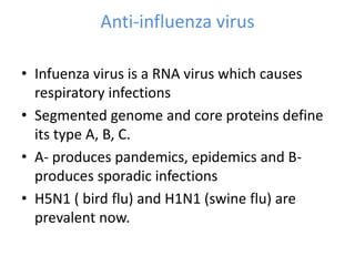 Antiviral drugs | PPTX