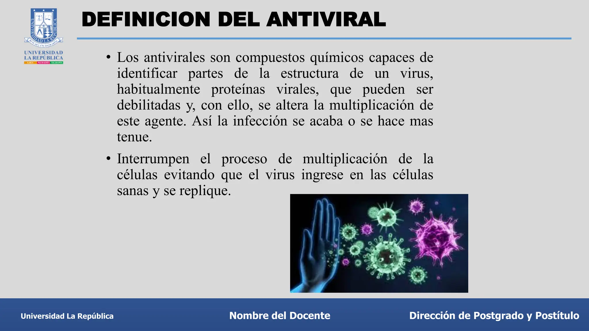 Clasificacion de Medicamentos Antivirales | PDF