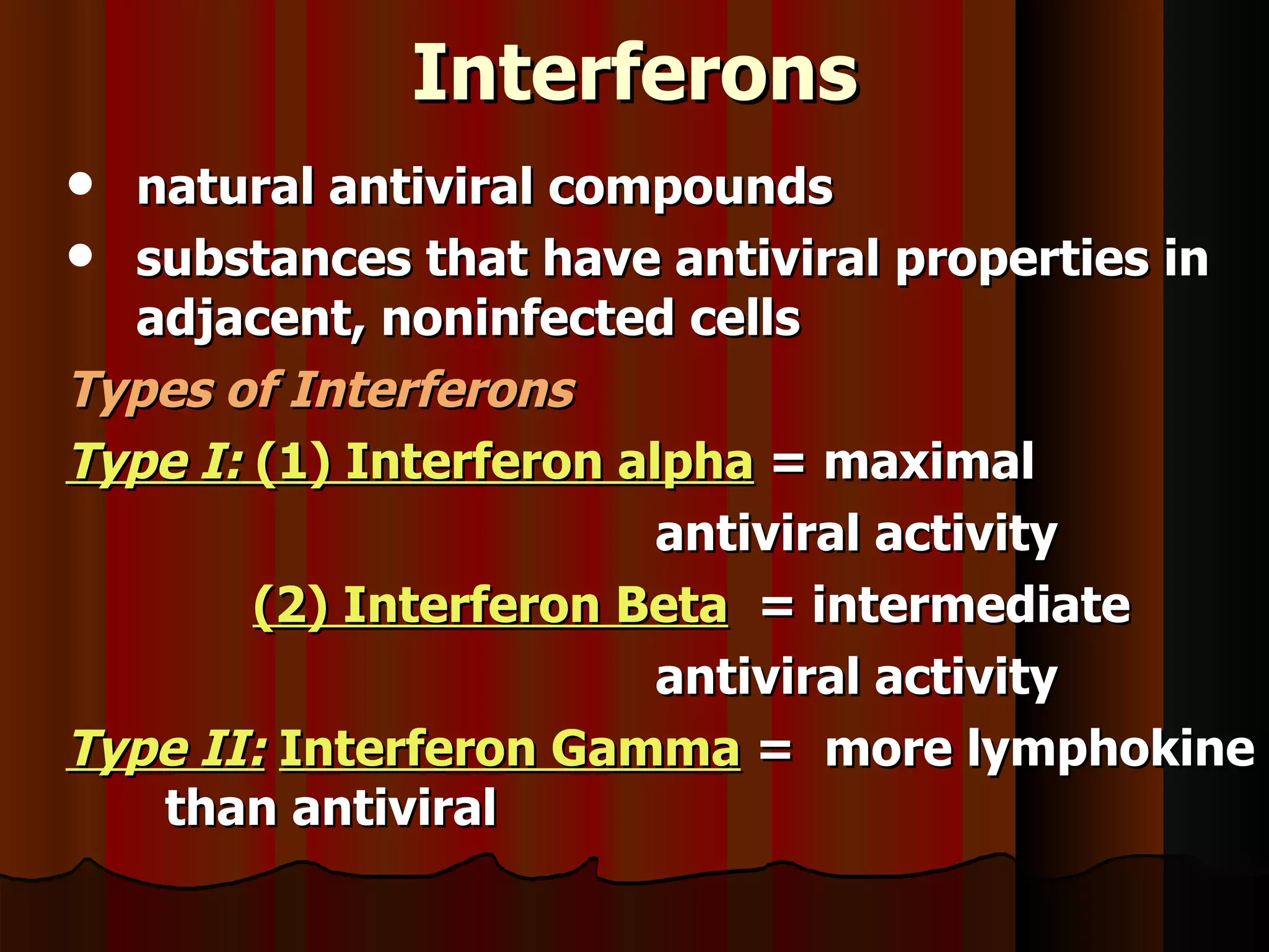 Antivirals, interferon and vaccines lect copy | PPT