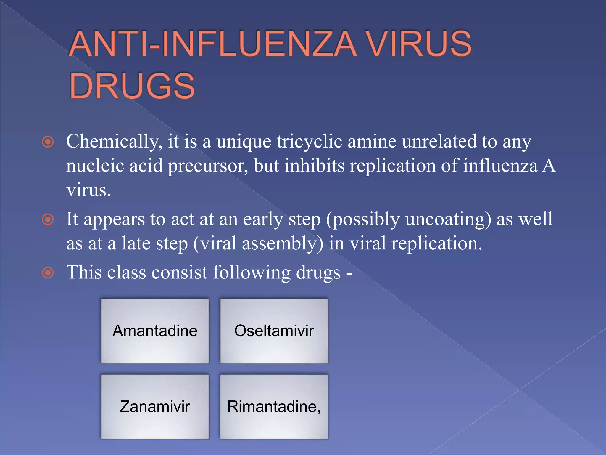 Pharmacology of Anti-viral drugs | PPTX