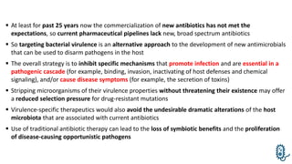 Antivirulence therapy - As an alternative to antibiotics ??? | PPT