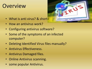 Antivirus | PPTX