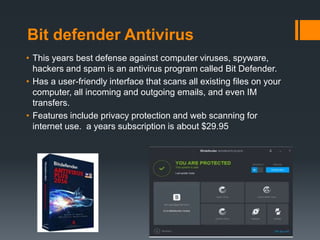 Virus and Anti Virus - Types of Virus and Anti Virus | PPTX