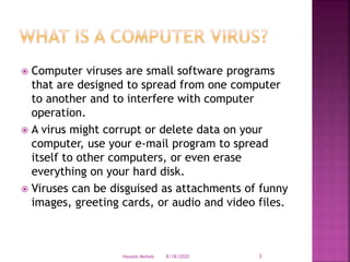 Anti virus slide show presentation | PPTX