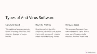 anti virus information communication technology | PPT
