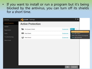 Antiviruses and how they work | PPTX