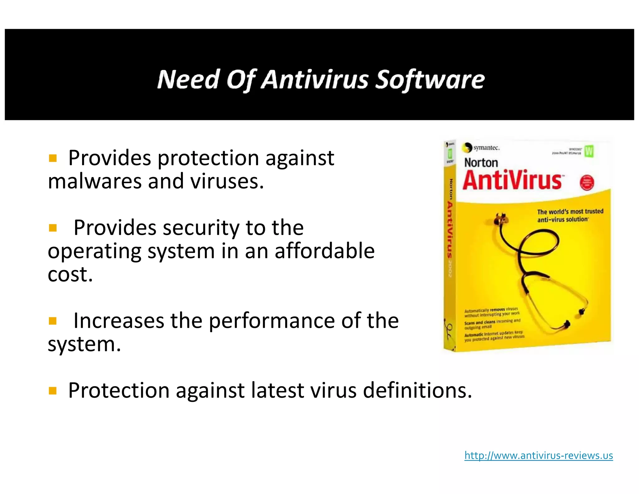 What Is An Antivirus Software? | PDF