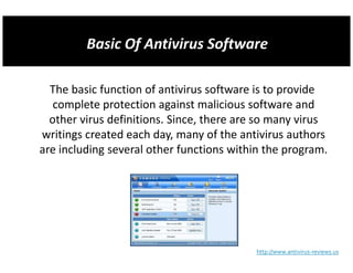 What Is An Antivirus Software? | PDF