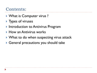 Antivirus programs | PPT