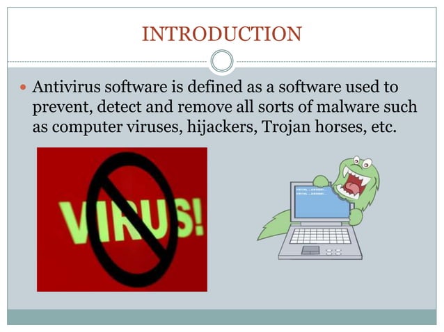 Antivirus software | PPTX | Antivirus Software | Computer Software and Applications