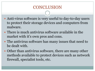 Antivirus software | PPTX