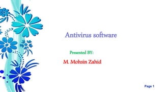 Antivirus software | PPTX