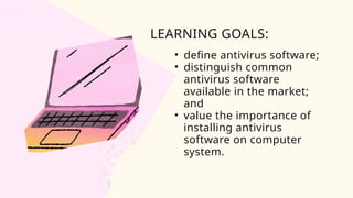 antivirus software in Information and Communication Technology.pptx