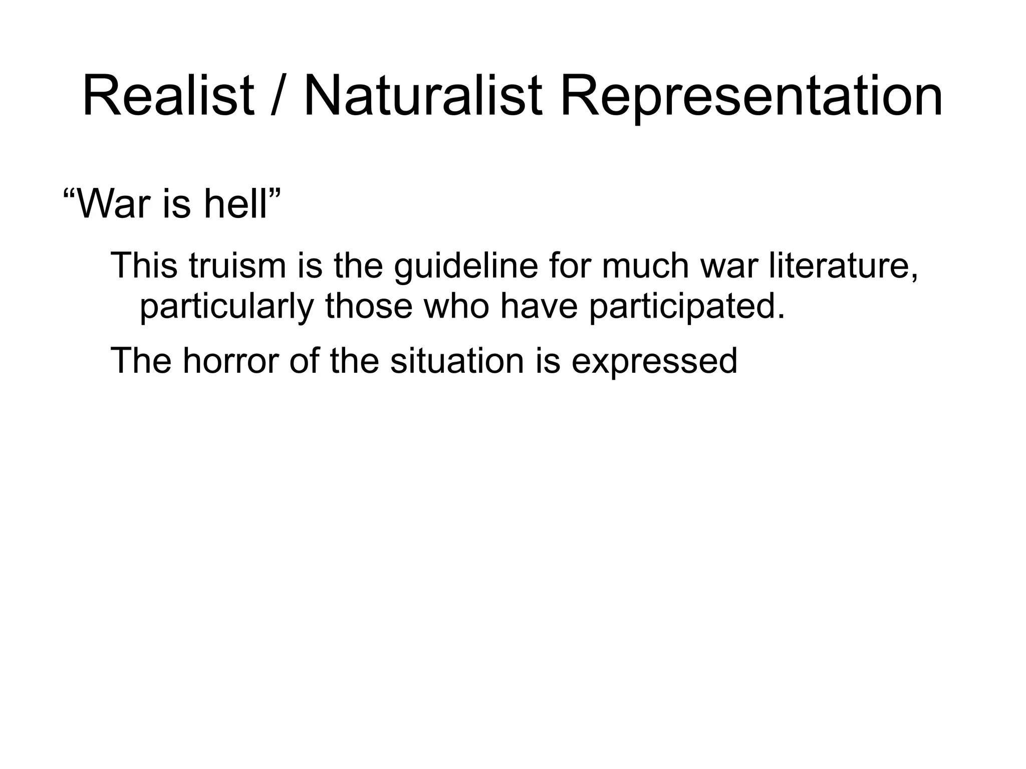 Anti War Literature | ODP