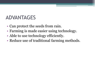 Anti wetting of seeds using automatic rooftop system | PPT