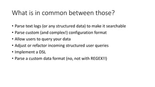 ANTLR - Writing Parsers the Easy Way | PPT