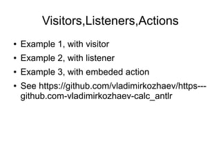 ANTLR4 in depth | ODP