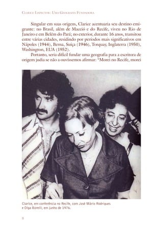 Clarice Lispector - Uma geografia fundadora (Antônio Campos | PDF